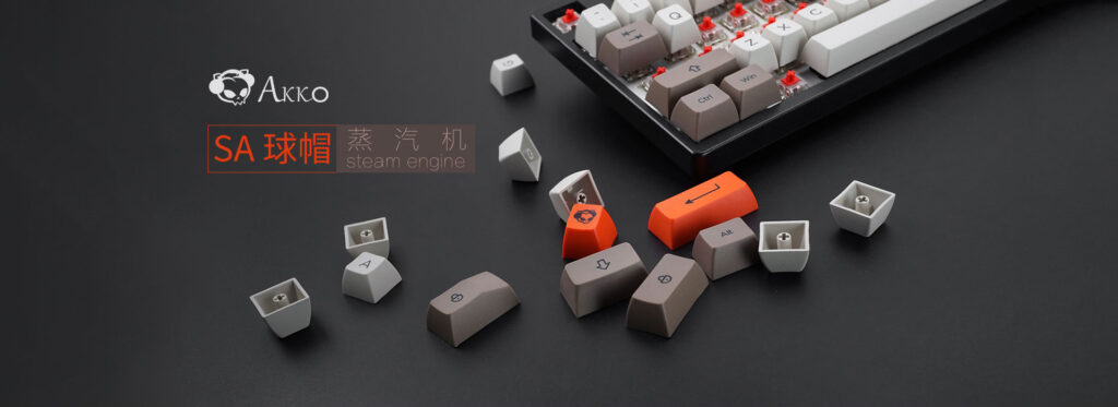 Keycap Akko SA Pro Steam Engine - Gearzone.vn