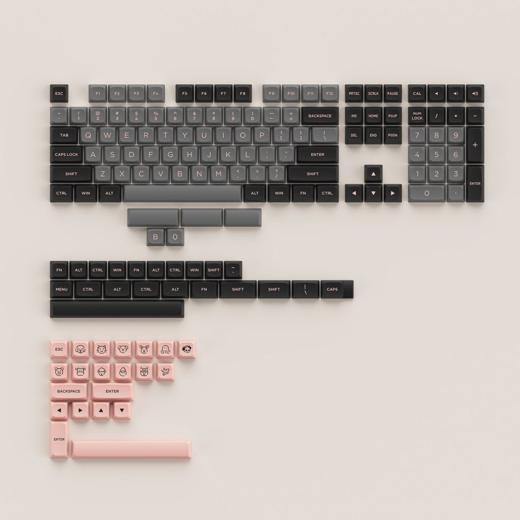Keycap Akko BLACKPINK Low Fullset (155 Nút) - Gearzone.vn