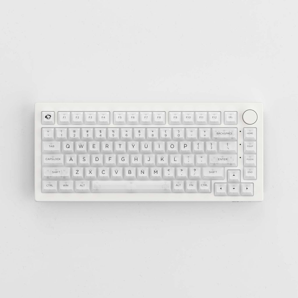 Keycap Akko White Clear ASA Fullset (155 Nút) - Gearzone.vn