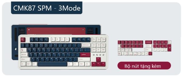 Bàn Phím Cơ CMK87 CPM - 3Mode - Gearzone.vn