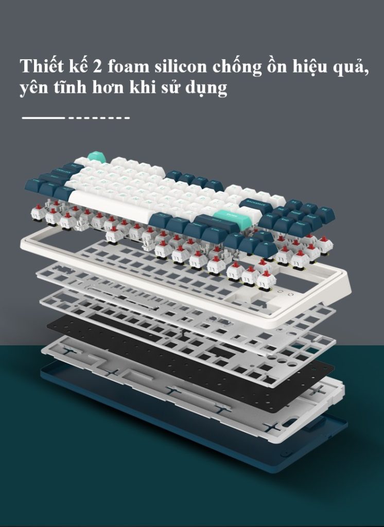 Bàn Phím Cơ CMK87 CPM - 3Mode - Gearzone.vn