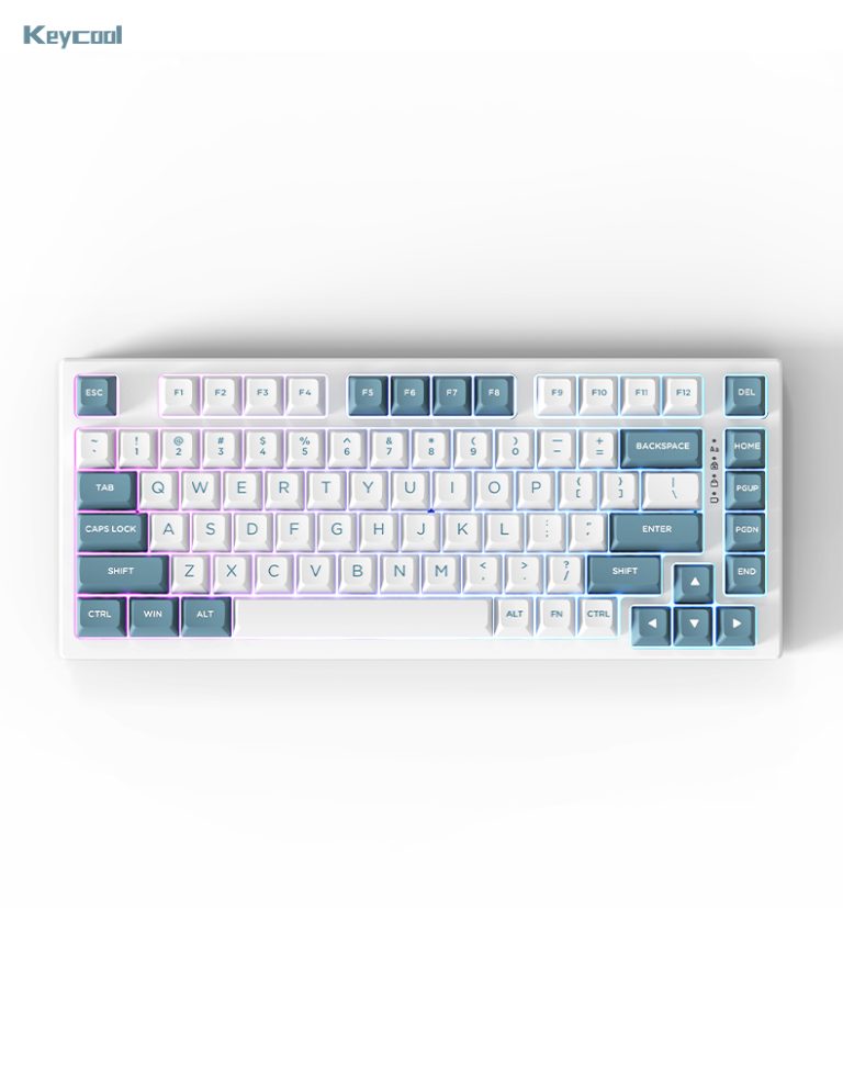 Bàn Phím Cơ Keycool Y75 - 3Mode, Mạch Xuôi, Led Viền RGB - Gearzone.vn